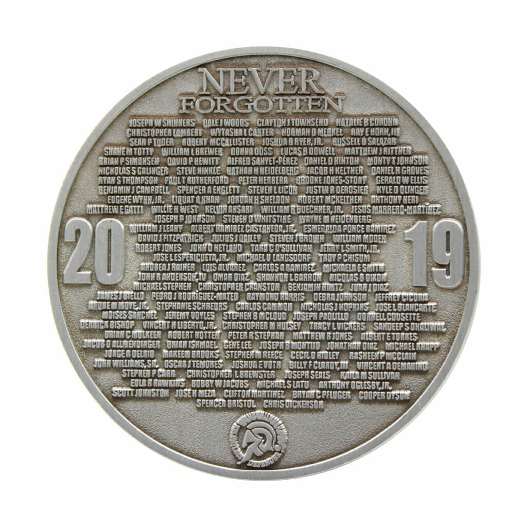 2019 Honor the Fallen Challenge Coin (100% Proceeds Donated C.O.P.S ...
