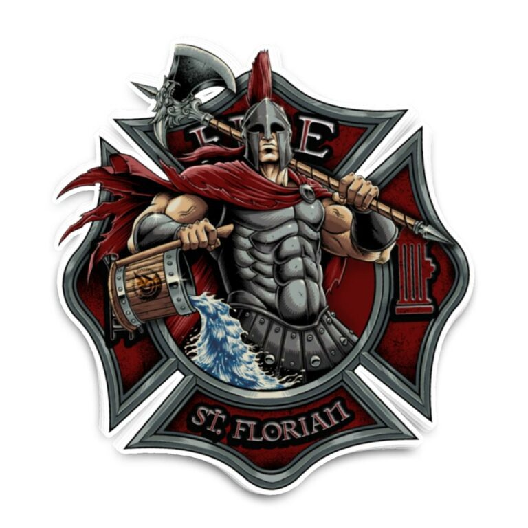 Saint Florian Decal - ReLEntless Defender Apparel