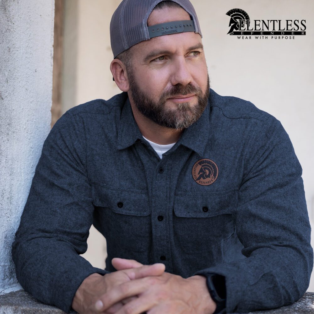 Relentless Solid Flannel - ReLEntless Defender Apparel