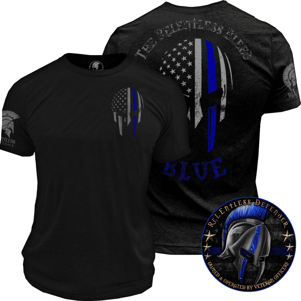 The Relentless Bleed Blue - ReLEntless Defender Apparel